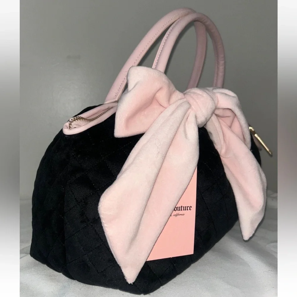 Juicy Couture | Bags | New Nwt Juicy Couture Velour Juicy Tale Bowler ...